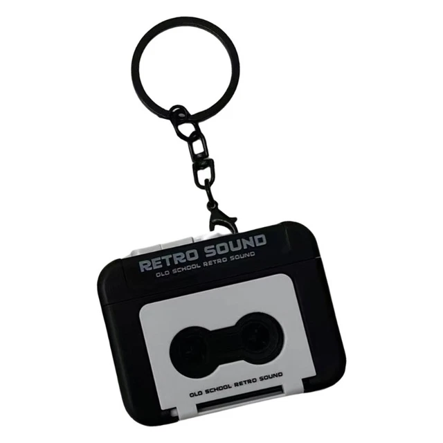 VINTAGE STYLES RECORDABLE Keychain Portable Music Box for Unique ...