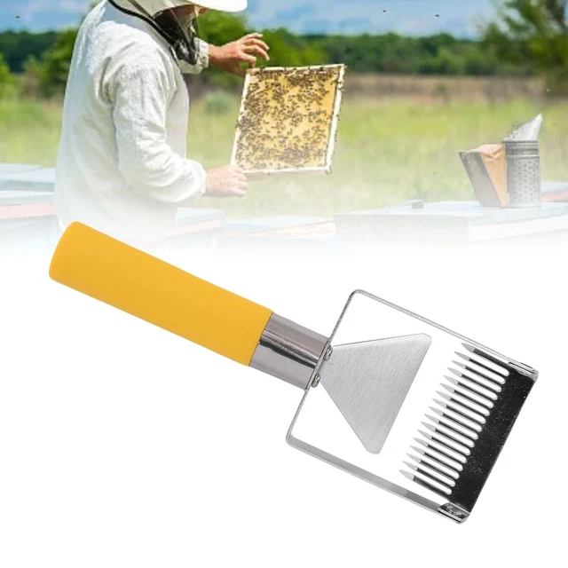 ADJUSTABLE HONEY UNCAPPING Fork Stainless Steel Honeycomb Honey Scraper ...