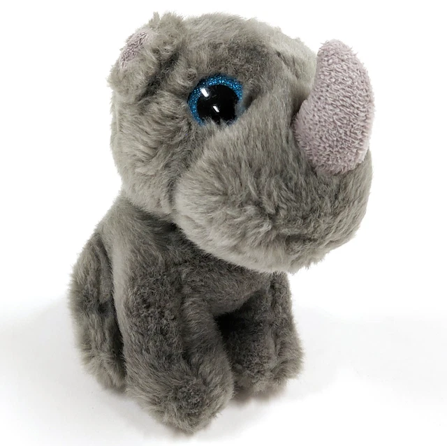 PETJES WORLD APS Rhino Glitter Eyes Plush Soft Toy 8" AO951 £5.50 ...