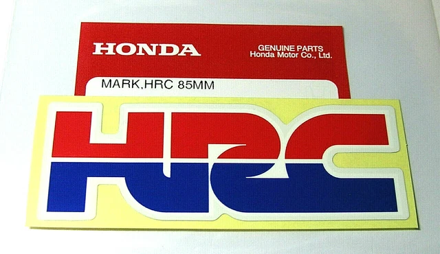 ORIGINAL HONDA HRC Aufkleber(LASERCUT)-8,5cm-Sticker-Logo-Emblem-85mm ...