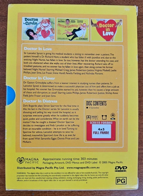 THE DOCTOR COLLECTION: DVD Region 4 PAL 3 DVD's Box Set $12.00 ...