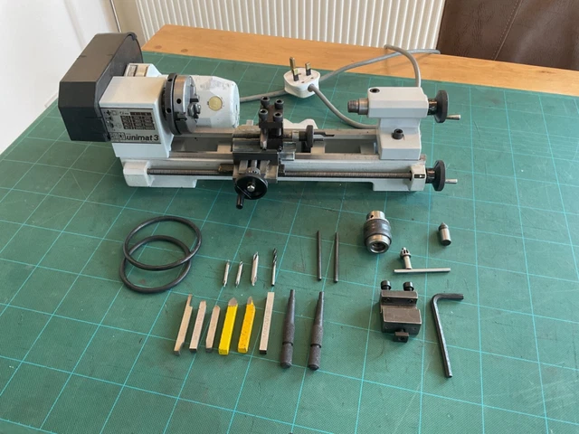 EMCO UNIMAT 3 Lathe With Taper Top Slide & Accessories..ready To Use ...