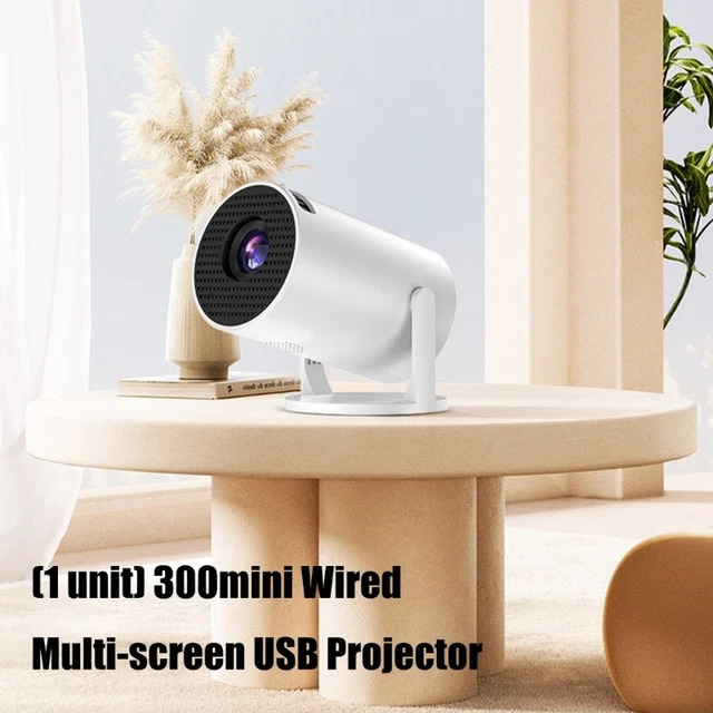 MINI 1080P USB Projector Auto Quadrilateral Correction Home Cinema £25. ...