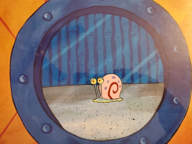 SPONGEBOB SQUAREPANTS ORIGINAL Production Cel Cell Animation Art Nm £ ...