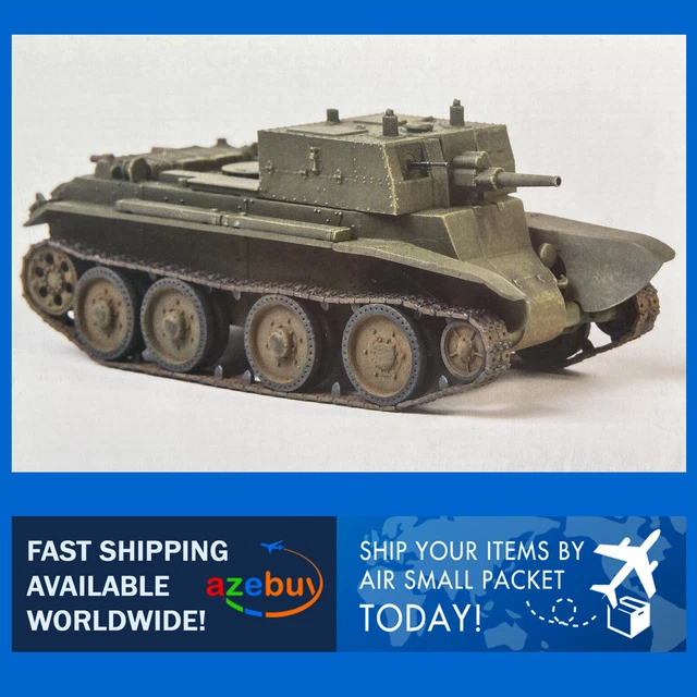SOVIET SPG BASED on the BT-7 Tank WWII 1/72 Scale Plastic Model Kit ...