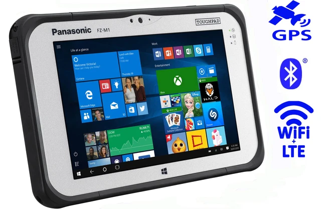 PANASONIC TOUGHPAD FZ-M1 MK1 Core I5-4302Y 4GB 256GB Win10 LTE GPS ...