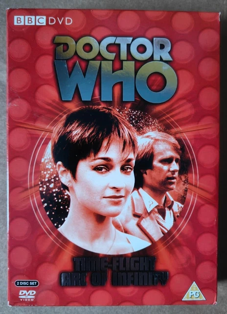 DOCTOR WHO DVD Set: Time-Flight/ Arc of Infinity Signed by Sarah Sutton ...