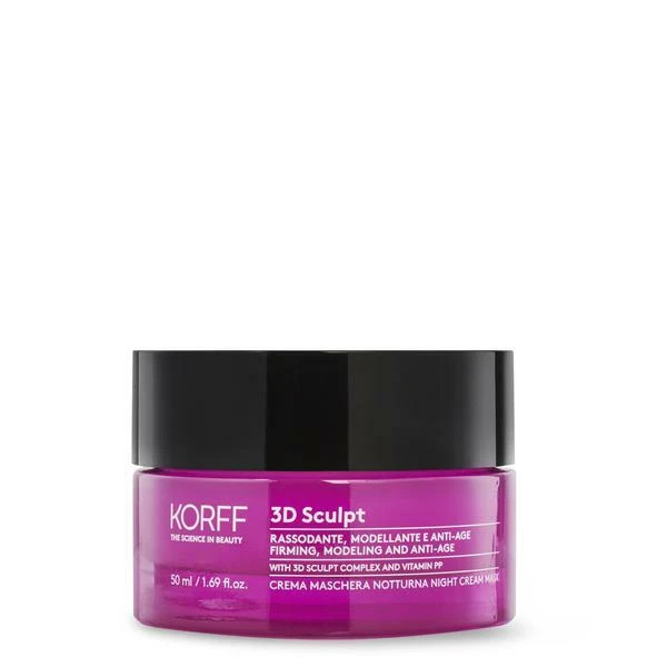 KORFF 3D SCULPT Crème Nocturne Visage Et Cou Hydratante Boost Anti-rides 50ml EUR 68,85 ...