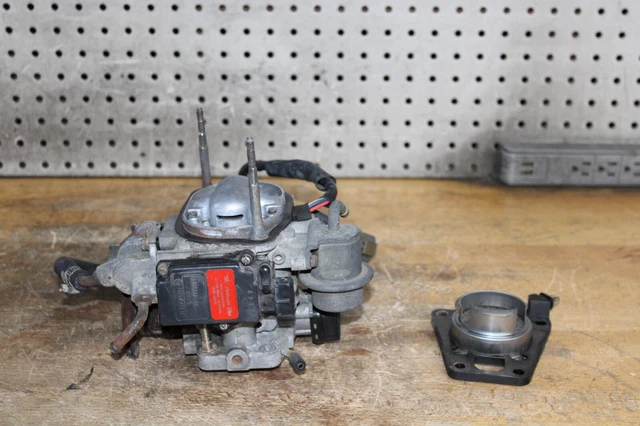 1987-89 NISSAN D21 Hardbody Pickup Truck Z24i 2.4l Throttle Body TBI ...