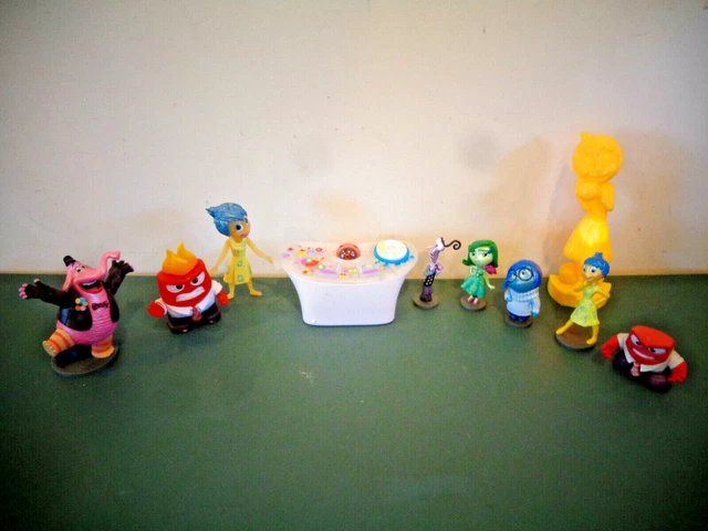 DISNEY PIXAR INSIDE Out Console Playset Figures Joy Anger Sadness Fear ...
