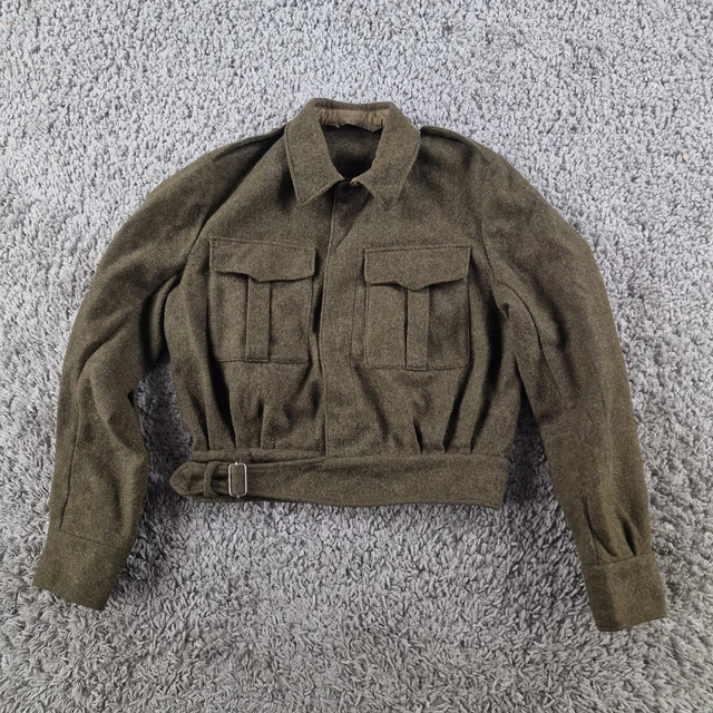 VINTAGE 1960S BRITISH Army WW2 Style Battledress Jacket £39.99 ...