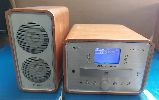 PURE LEGATO CD-40 DAB FM CD Micro Shelf System Radio FAULTY SPARES ...