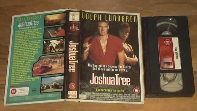 JOSHUA TREE DOLPH Lundgren VHS Video Tape Cassette Ex Rental Big Box ...