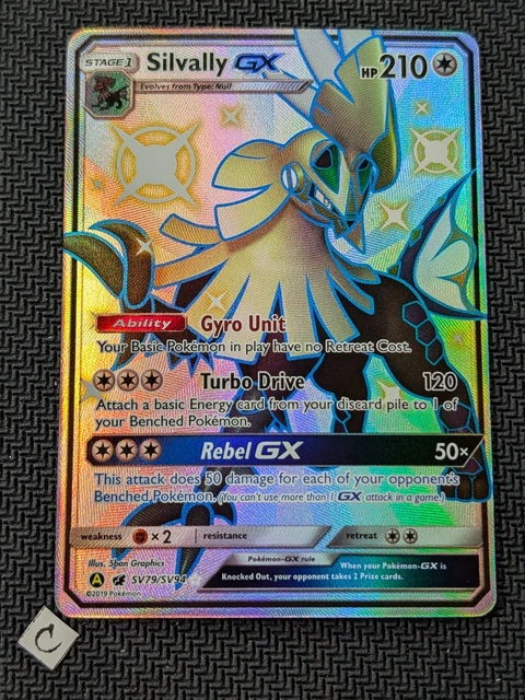 SILVALLY GX SV79/SV94 - Hidden Fates Shiny Vault Shiny Holo Rare ...