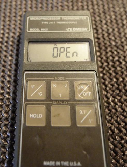 OMEGA MICROPROCESSOR DIGITAL Thermometer model HH21 $25.00 - PicClick CA