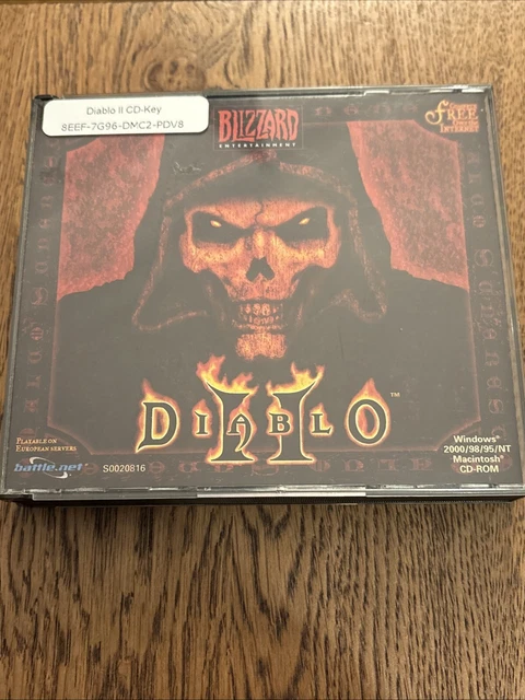 DIABLO II (2) by Blizzard (PC CD-ROM, 2000) - 3 Disc Jewel Case Edition ...