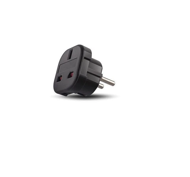 REISEADAPTER STECKER GB/UK auf EU/DE Reisestecker 250V 3-polig ...