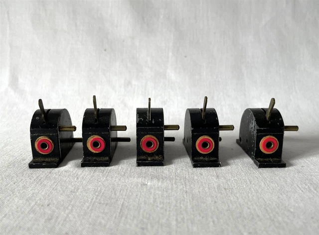5 VINTAGE TTR Trix Twin Railway Lever Switches Metal Passing Contact ...