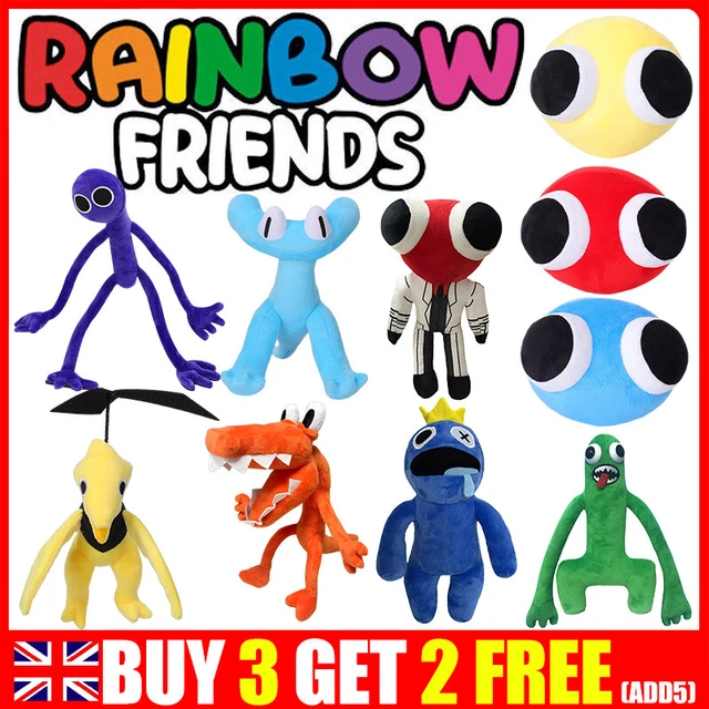 PLUSH TOY RAINBOW Friends Game Chapter 2 Cyan Toy Stuffed Kids Gift for ...