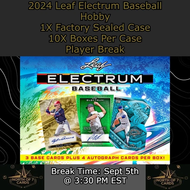 PAUL SKENES - 2024 Leaf Electrum Baseball Hobby - 1 x étui Player Break ...