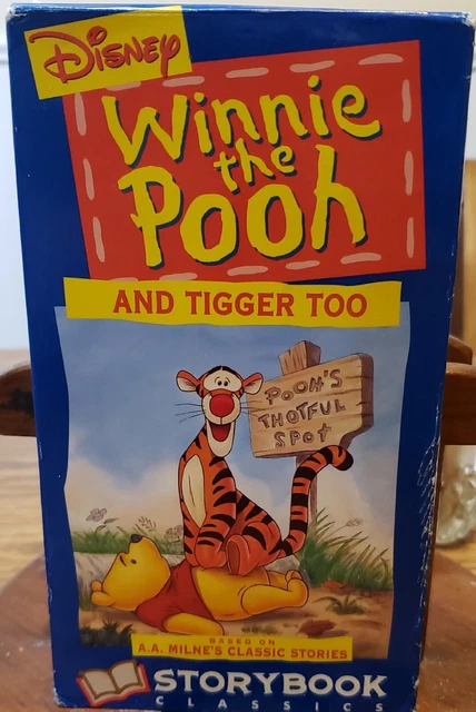 Rare Oop Winnie The Pooh And Tigger Too Vhs Storybook Classic