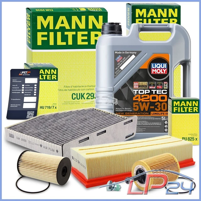 MANN KIT DE Révision B+5L Liqui Moly 5W-30 Pour Vw Passat Cc 2.0 Tdi 08-12 EUR 119,09 - PicClick FR