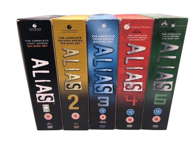 ALIAS: THE COMPLETE Series 1-5 DVD Box Set 1 2 3 4 5 Jennifer Garner ...