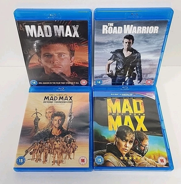 MAD MAX COLLECTION (Mel Gibson) & Mad Max: Fury Road Blu Ray Set £11.99 ...