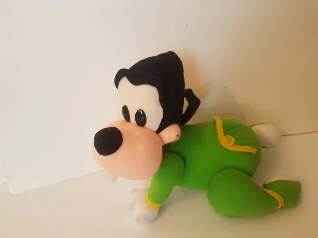 MATTEL DISNEY BABY Goofy Touch ‘N Crawl Interactive Plush, Crawling Toy ...
