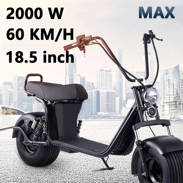 MAX ELECTRIC SCOOTER 2000W 60KM/H Model 60KM 18.5inch 60V Portable ...