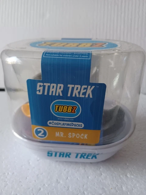 TUBBZ STAR TREK Spock Collectible Rubber Duck Figurine - Official Star ...