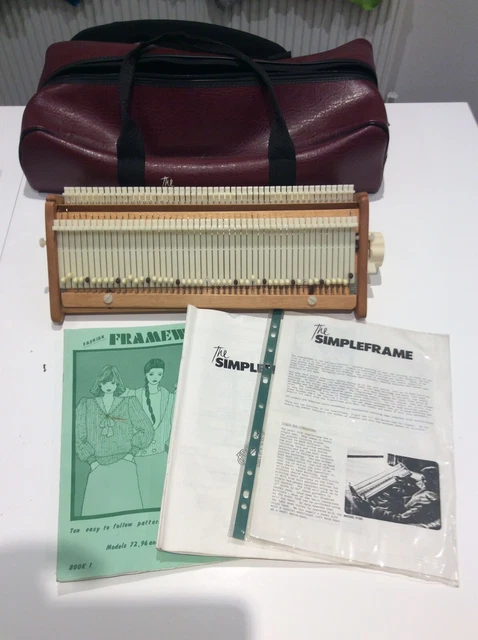 VINTAGE THE SIMPLE Frame Knitting Machine £60.00 - PicClick UK