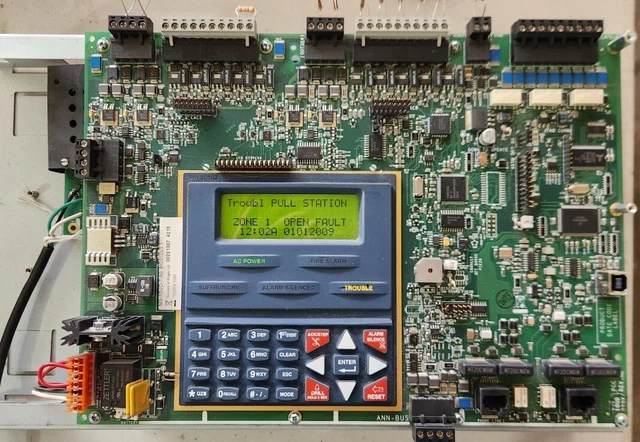 FIRE-LITE UNIMODE-10UD 10 ZONE FACP FIRE ALARM CONTROL PANEL. Bench ...