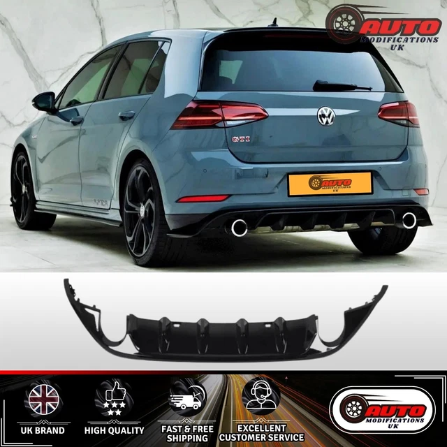 VW GOLF GTI MK7.5 Rear Valance Diffuser Spoiler Body Kit 'TCR Style ...