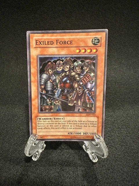 YU-GI-OH EXILED FORCE #LOD-023 Super Rare Legacy Of Darkness TCG CCG ...