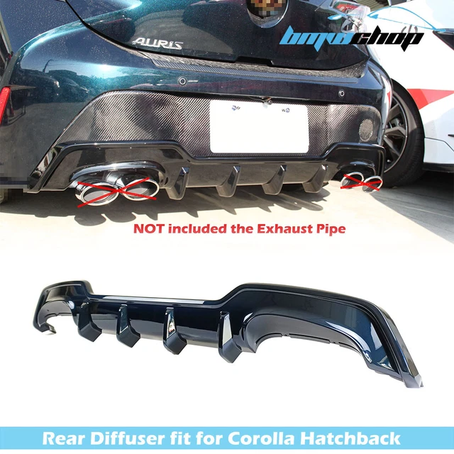 REAR BUMPER DIFFUSER Fit For Toyota Corolla Hatchback E210 Painted ...