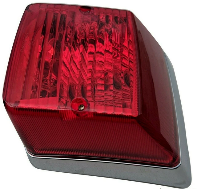 VESPA PX Lml Rear Light Chrome Back Light Tail Lamp With Bulbs £28.99 ...