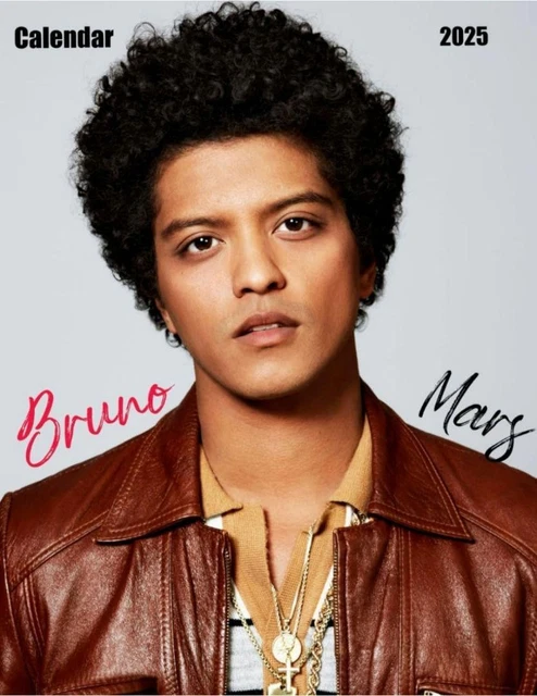 CALENDARIO BRUNO MARS 2025 EUR 81,89 - PicClick IT