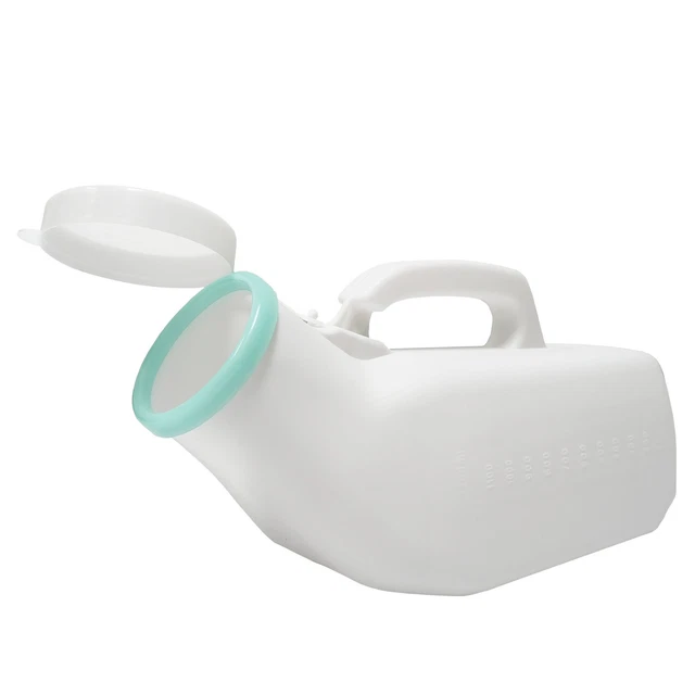 MALE URINAL PORTABLE Incontinence Bottle for Men Travel Leakproof Screw ...