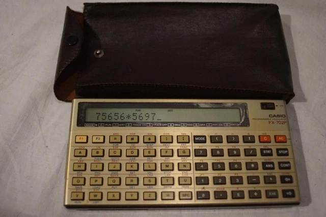 CASIO FX-702P, PROGRAMMABLE Calculator, Vintage £34.56 - PicClick UK