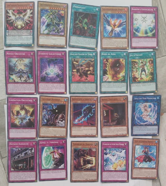 LOT DE 20 cartes Yu-Gi-Ho ,17 cartes 1ere édition 1996 ,comme neuve £6. ...