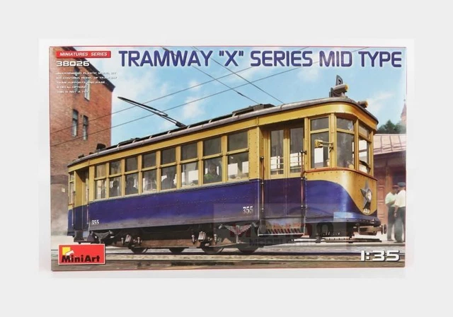 1:35 MINIART TATRA Tram Bus X Series Mid Type 1978 Kit MA38026 ...