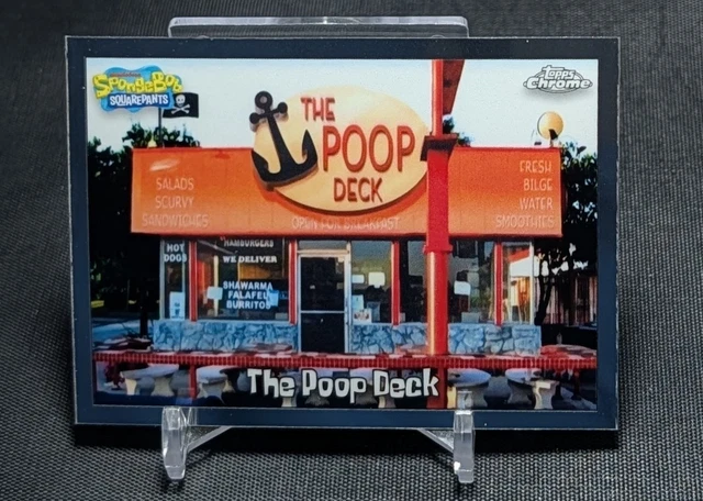 THE POOP DECK 2025 Topps Chrome SpongeBob SquarePants 25th Anniversary ...