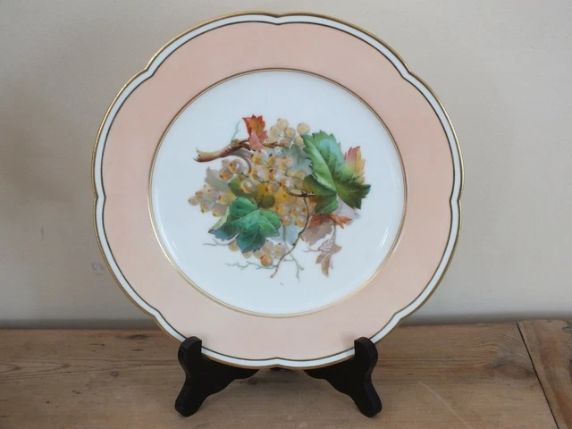 JACQUEL À PARIS: assiette 19ème en porcelaine peinte décor de ...