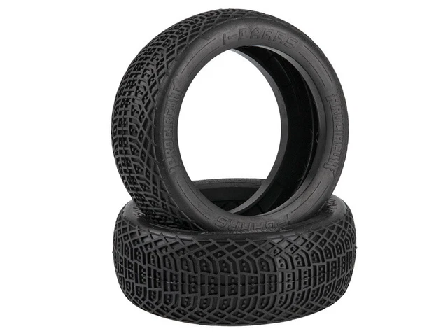 PROCIRCUIT TIRES &I-BARRS V3-K1" Unmounted 1:8 Buggy # Clay Super Soft ...
