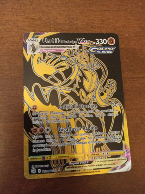 POKEMON CARD URSHIFU Multi-Stick VMAX Shining Stars TG30/TG30 Black and ...