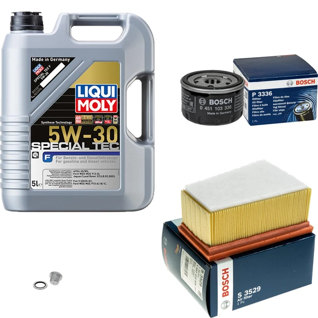 BOSCH CONTROLLO SET 5L Liqui Speciale Molly Tec F 5W-30 per Dacia ...