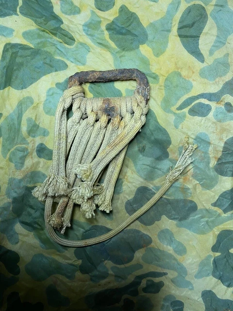 RARE 101ST AIRBORNE WW2 Paratrooper T5 Parachute Harnais RISER Relic ...