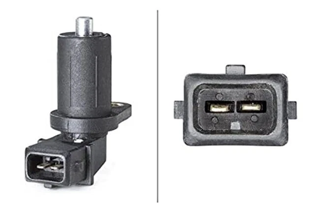 HELLA SENSOR, CRANKSHAFT pulse 12V 2-pin connector in transmission ...