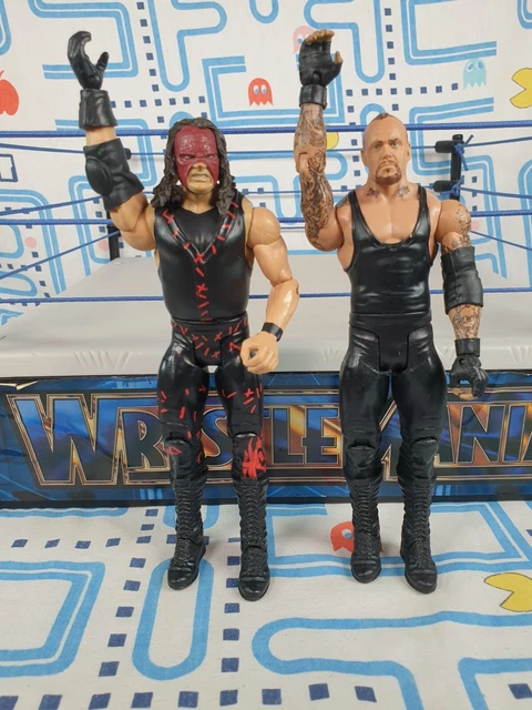 WWE WRESTLING FIGURES Mattel Brothers Of Destruction Kane & Undertaker ...